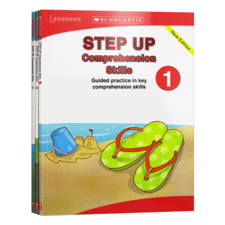 Step Up Comprehension Skills 1-2-3 Scholastic Exercise Picture Book for ...
