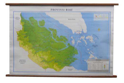 Peta Provinsi Riau (Bingkai) MP AP 055 | Lazada Indonesia