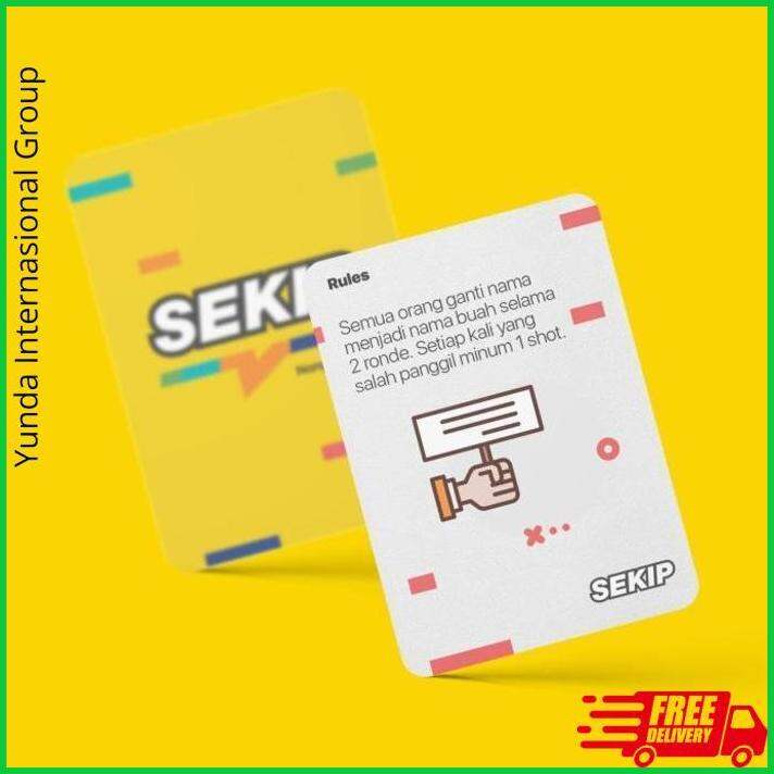 Sekip Drinking Card Permainan Kartu Board Game Truth Or Dare Terbaik ...