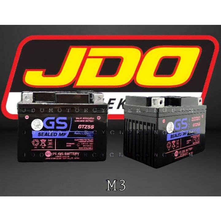Explosive models GS BATTERY GTZ5S same as 4L | Lazada PH