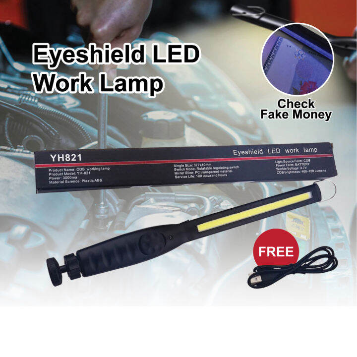 Steel Foldable Hanger Freely Adjust Brightness Eyeshield LED Work Lamp ...