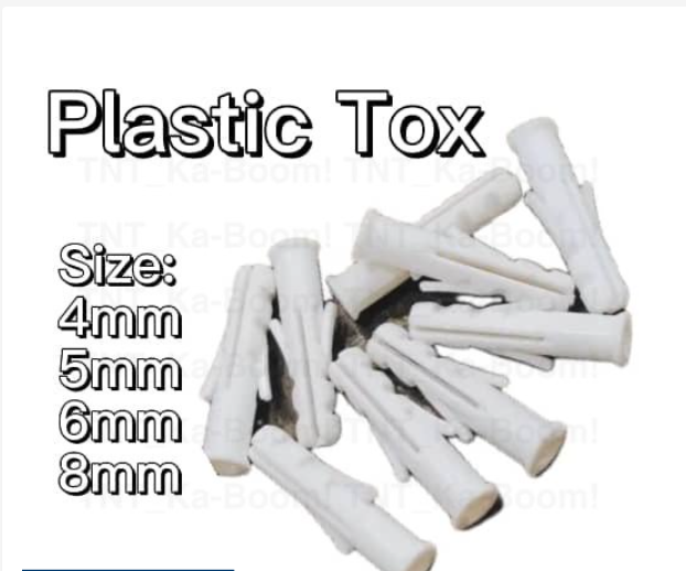 Plastic TOX with screw sold per 50 PCS set | Lazada PH