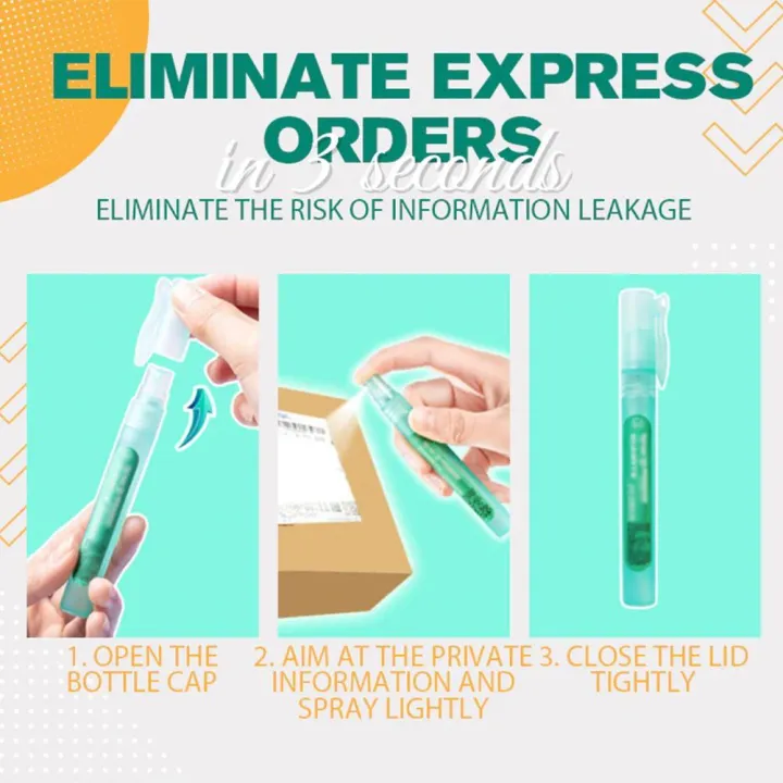 Thermal Sensitive Paper Spray Security Spray Privacy Liquid Seal Type ...