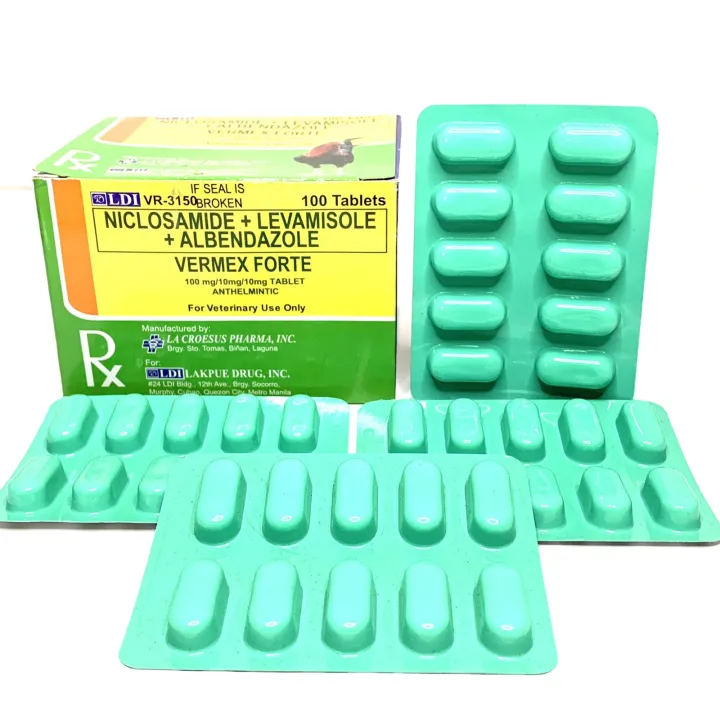 [FCR AGRIVET] 40pcs Vermex Forte for Gamefowl / Para sa Manok Panabong ...