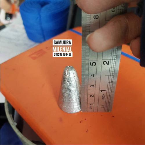 Timah Pemberat Pancing / Jaring / Batu Pancing Model Kerucut HARGA / KG ...