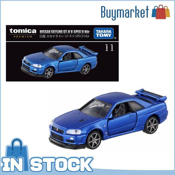 [Original] Takara Tomy Tomica Premium 11 Nissan Skyline GT-R V-SPECII Nur Diecast Toy Car ...