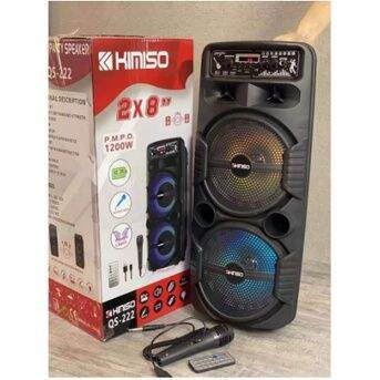 NEW KIMISO QS-222 Portable Bluetooth Wireless Speaker Karaoke with ...