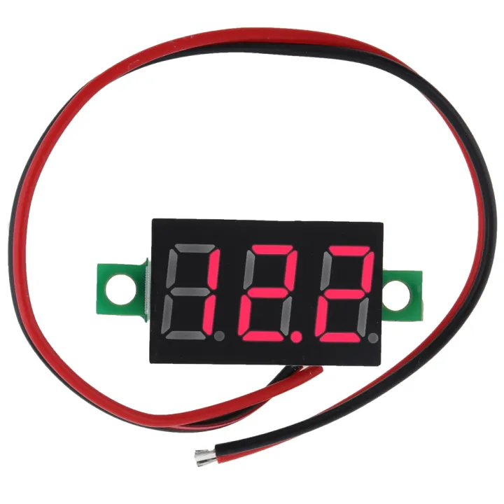 DC4.5V-30V 0.36นิ้ว2 Line Precision DC Digital Voltmeter Head LED ...