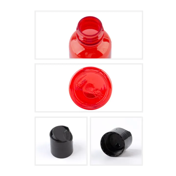 【cw】50ml x 50 Small Size Colored Plastic Containers With Disc Cap 50cc ...