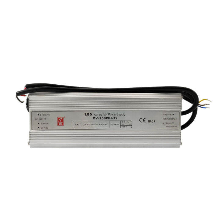 TRAFO - POWER SUPPLY OUTDOOR WATERPROOF 12V DC 150W 12.5A - eseLED ...