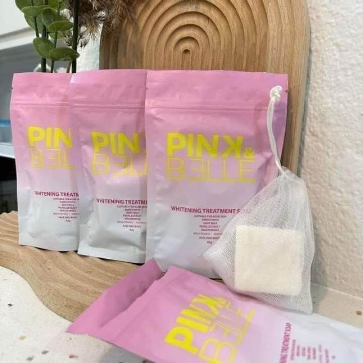 PINK&BELLE WHITENING TREATMENT SOAP 65G | Lazada