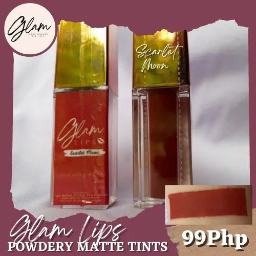 Glam Powdery Matte Lip Tint/ Premium Matte Liptint | SCARLET MOON ...