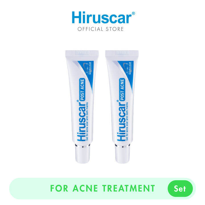 Hiruscar Post Acne Gel 10g Twin Pack | Acne Scars and Dark Marks ...