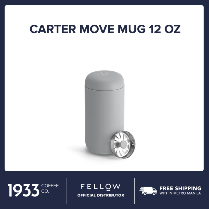 Fellow Carter Move Mug 12oz | Vacuum Heat Insulated Tumbler | Travel ...
