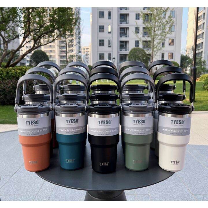 (พร้อมส่งในไทย) ของแท้ แก้วเก็บอุณหภูมิร้อน/เย็น TYESO รุ่นใหม่ มี 3 ...