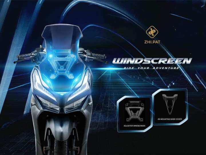 Zhipat windshield for Honda Click V2 2018 and above plug & play ...