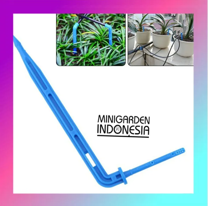 STICK DRIP BENGKOK Bend Arrow drip stick dripper Alat siram irigasi ...