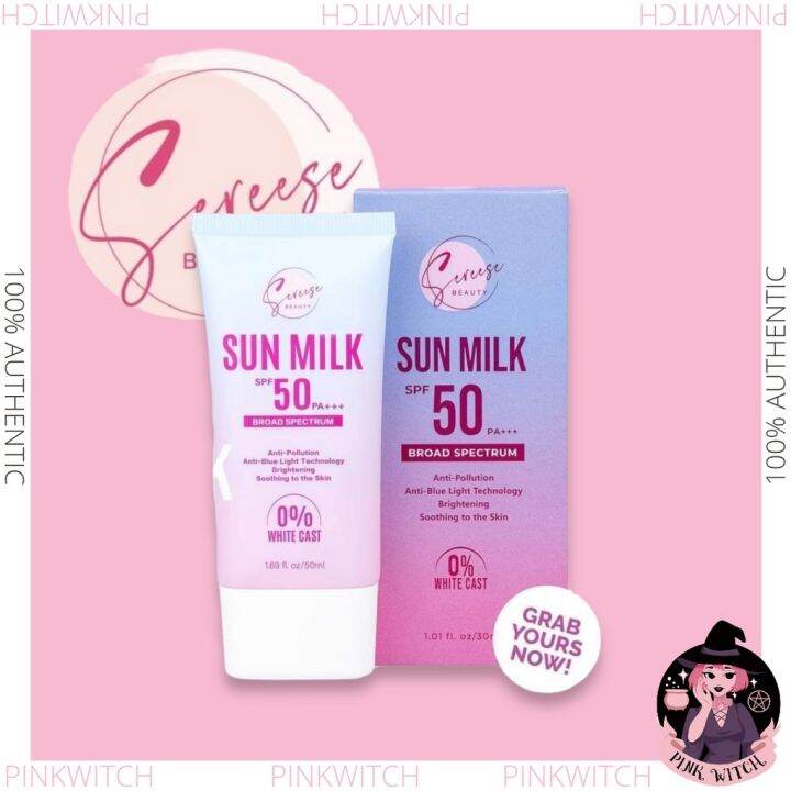 Sereese Beauty Sun Milk SPF 50 PA sunscreen | Lazada PH