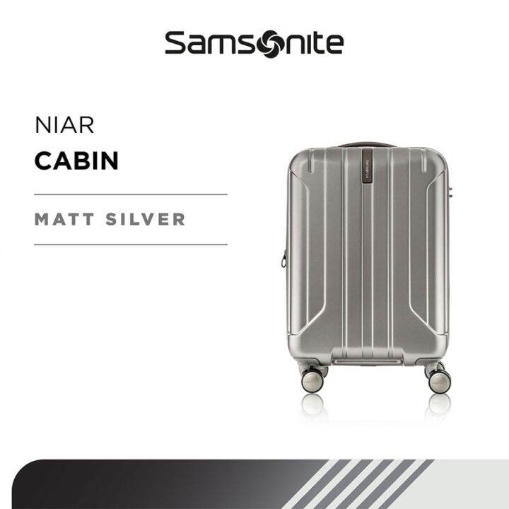Samsonite Koper Hardcase Niar Cabin 20 inch New Lock - Matt Silver ...