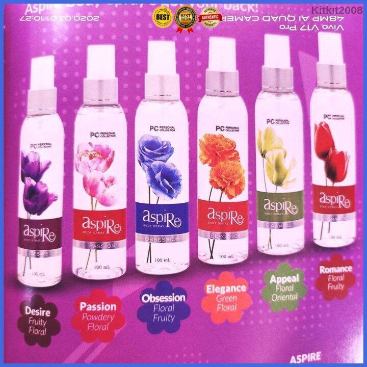 ASPIRE BODY COLOGNE SPRAY | Lazada PH