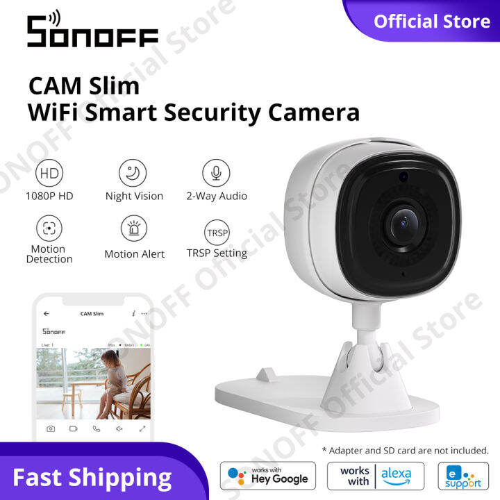SONOFF CAM Slim WiFi IP Camera Smart Security Camera CCTV Two Way Audio ...