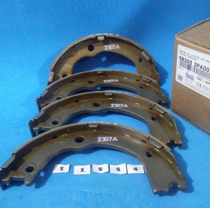 HAND BRAKE SHOE(REAR) FOR HYUNDAI SANTA FE 2013 MODEL (ORIGINAL)/58305 ...