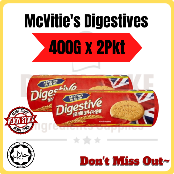 [READY STOCK] McVitie's Digestive Biscuit 400G (Repack)/Digestive ...