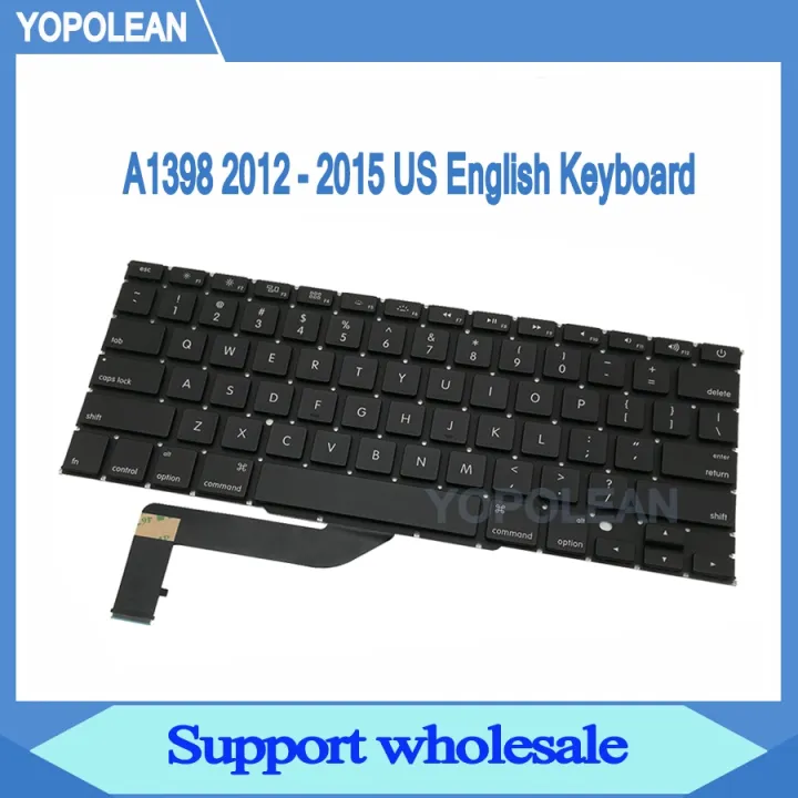 New US English Keyboard For Macbook Pro Retina 15 quot; A1398 2012 2013 ...