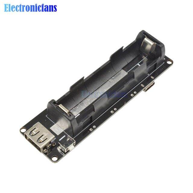 Dual 18650 Lithium Battery Shield V8 3V1A 5V 3A Micro USB Power Bank ...