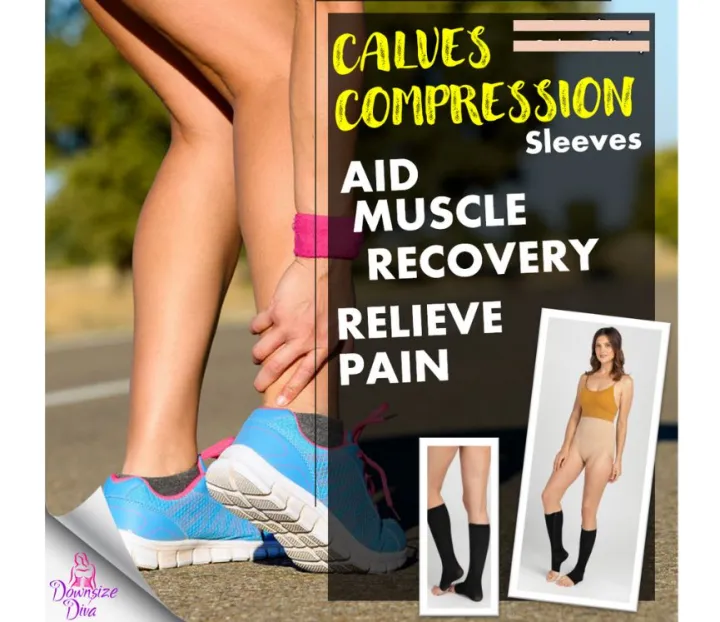 Downsize Diva Calf Shaper Compression Socks with Leg Support ...
