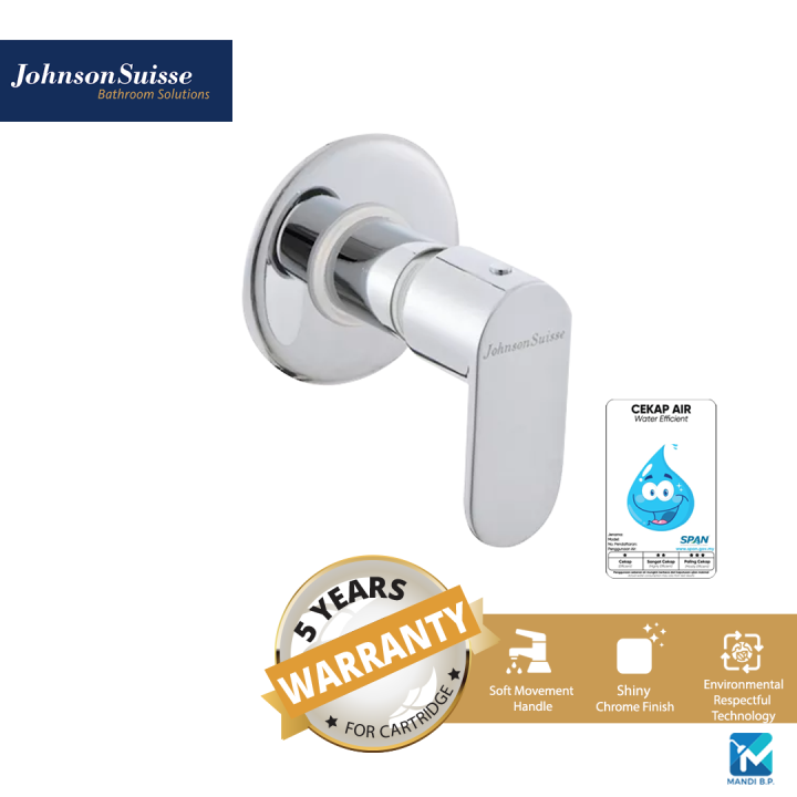 Johnson Suisse Ferla-N Single Lever Quarter Turn 1/2" stop valve ...