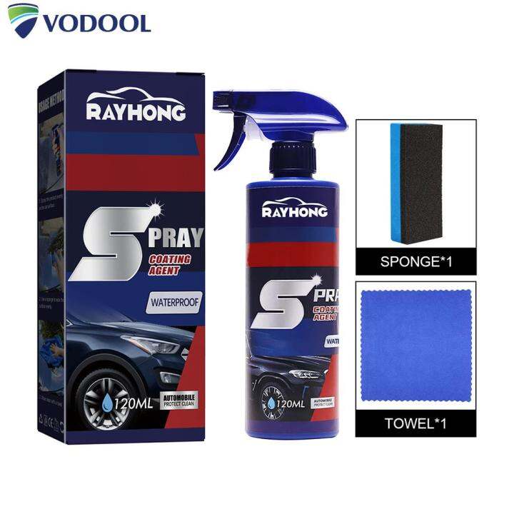 3 in 1 Quick Auto Coating Spray High Protection 120ml Scratch Nano Repair Spray Eliminate Dirt ...
