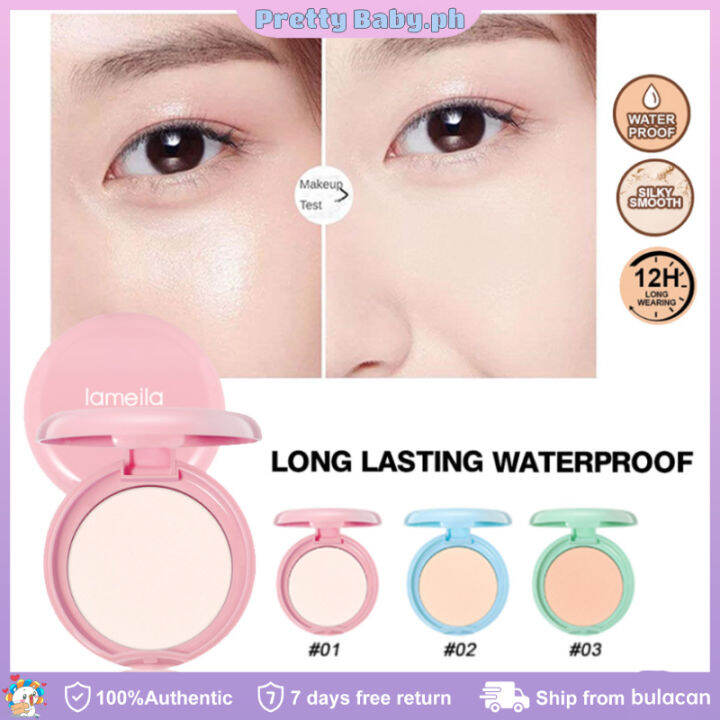Lameila Pressed Powder / Solid Oil And Durable Controls | Lazada PH