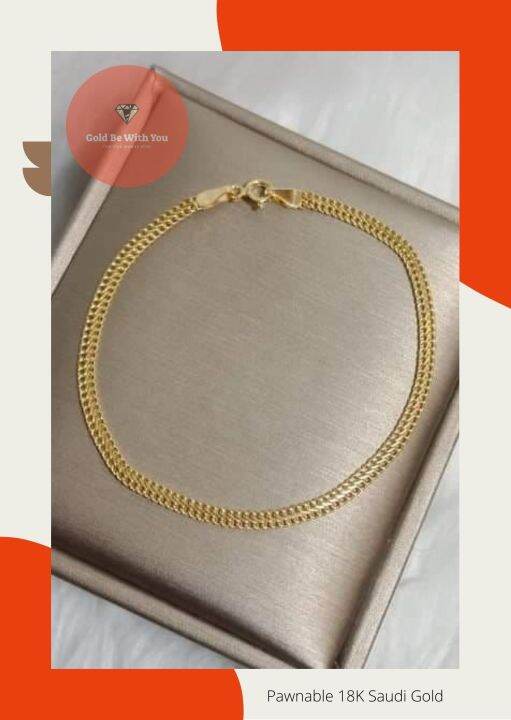Pawnable 18k Saudi Gold Cedusa Bracelet | Lazada PH