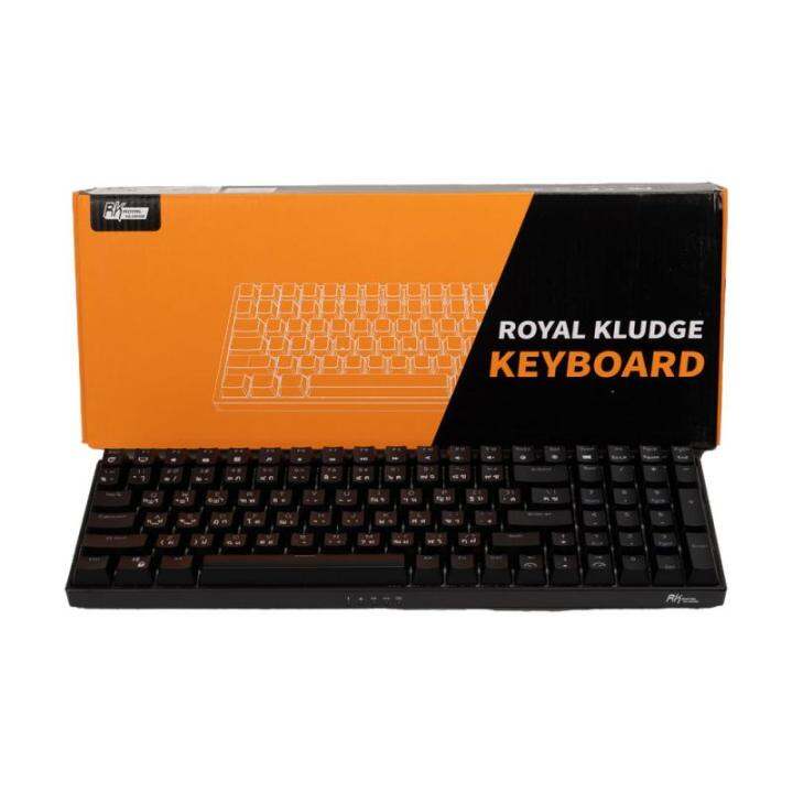 🖥 iHAVECPU KEYBOARD (คีย์บอร์ด) ROYAL KLUDGE RK100 TRI-MODES (RK RED ...