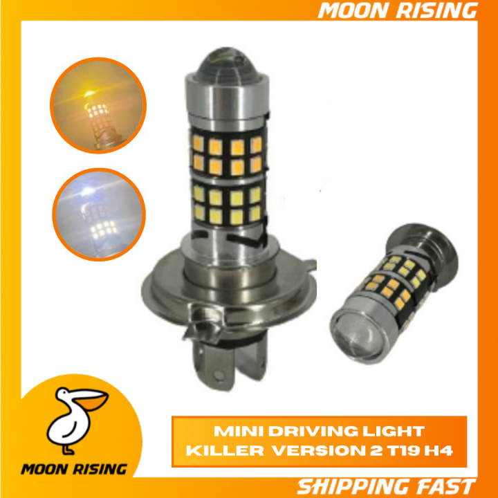 MOTORCYCLE LED HEADLIGHT MINI DRIVING LIGHT KILLER MDL KILLER HEADLIGHT VERSION 2 T19 H4 | Lazada PH