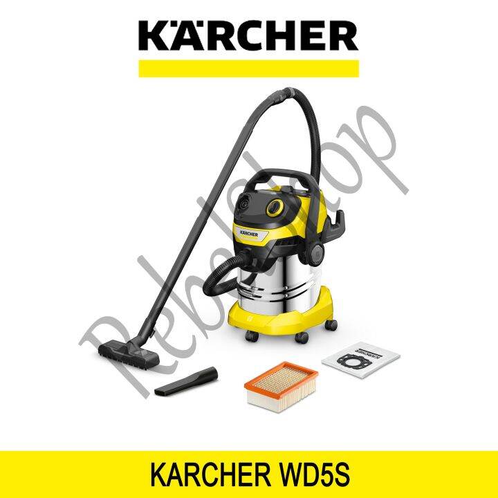 Karcher WD5s / WD 5s Vakum Wet and Dry Vacuum Cleaner WD5 WD 5 | Lazada ...