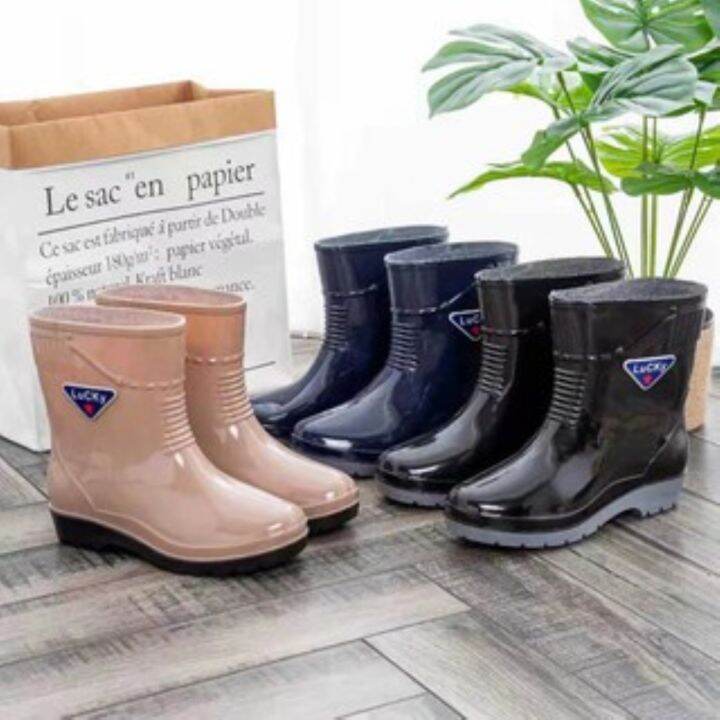 New Arrival Plain Lucky Rain Boots For Women | Lazada PH