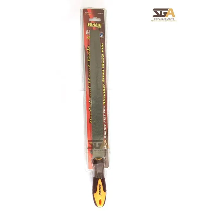 SENSUI 12" High Quality Flat File Stronger Steel Sharp File | Lazada