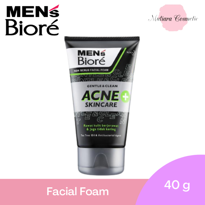 Biore Men's Facial Foam Acne Action 40gr | Lazada Indonesia