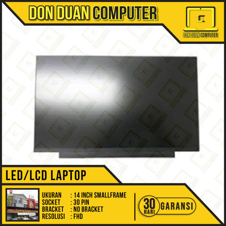 LED LCD LAPTOP 14 INCH SMALL FRAME FHD (1920x1080) Untuk Semua Merk ...