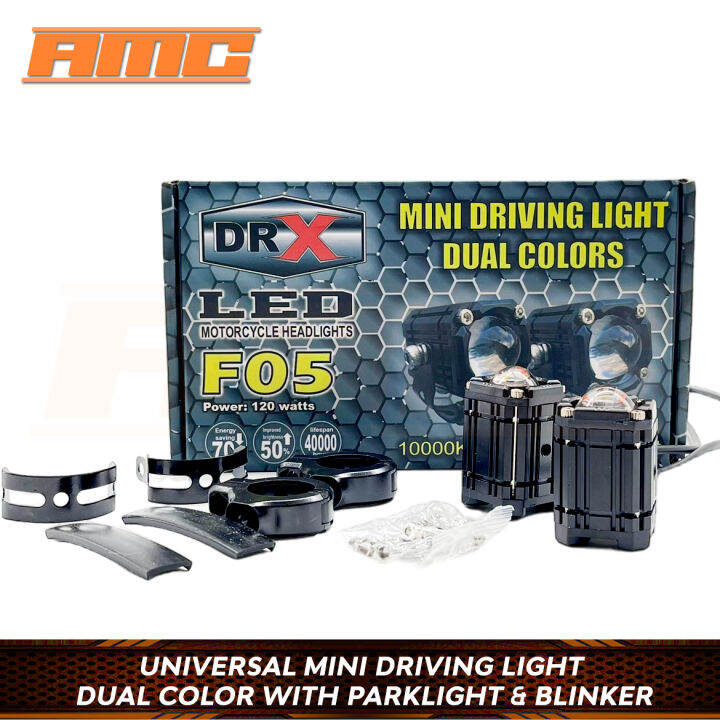 DRX MINI DRIVING LIGHT FO5 DUAL COLOR W/PARK LIGHT AND BLINKER - AMC ...