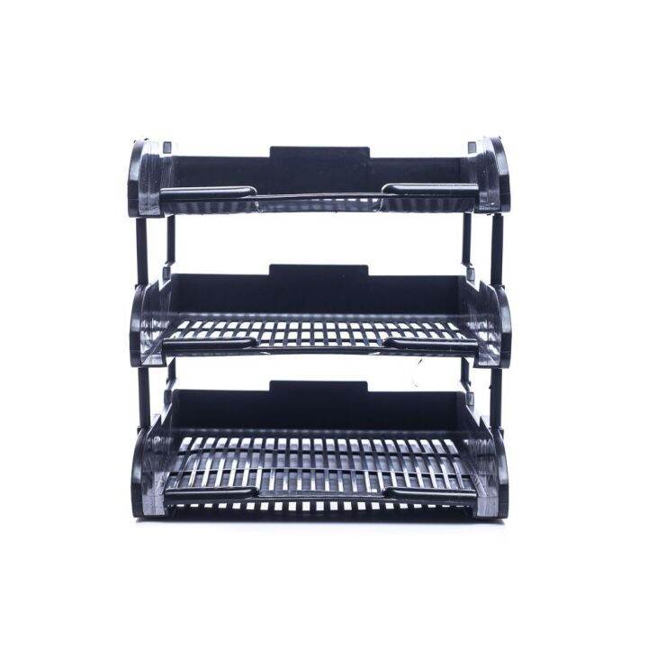 3 tier plastic document file tray , Tier Paper Document Tray Organizer ...
