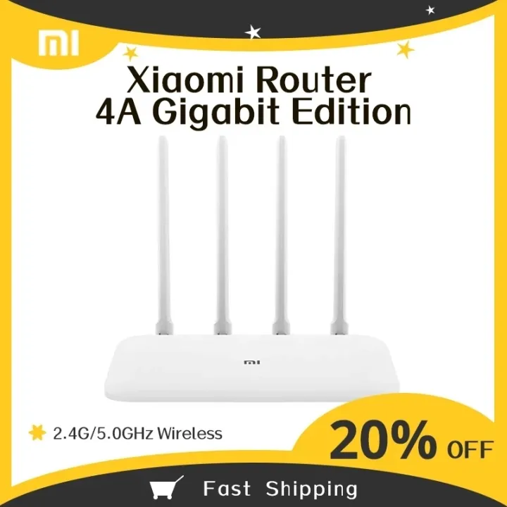 Xiaomi Mi Router 4A Gigabit Edition 1000M 2.4GHz 5GHz WiFi ROM 16MB ...