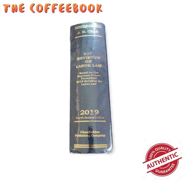 Labor Bar Review by JG Chan| 2019 Edition| Clothbound | Lazada PH