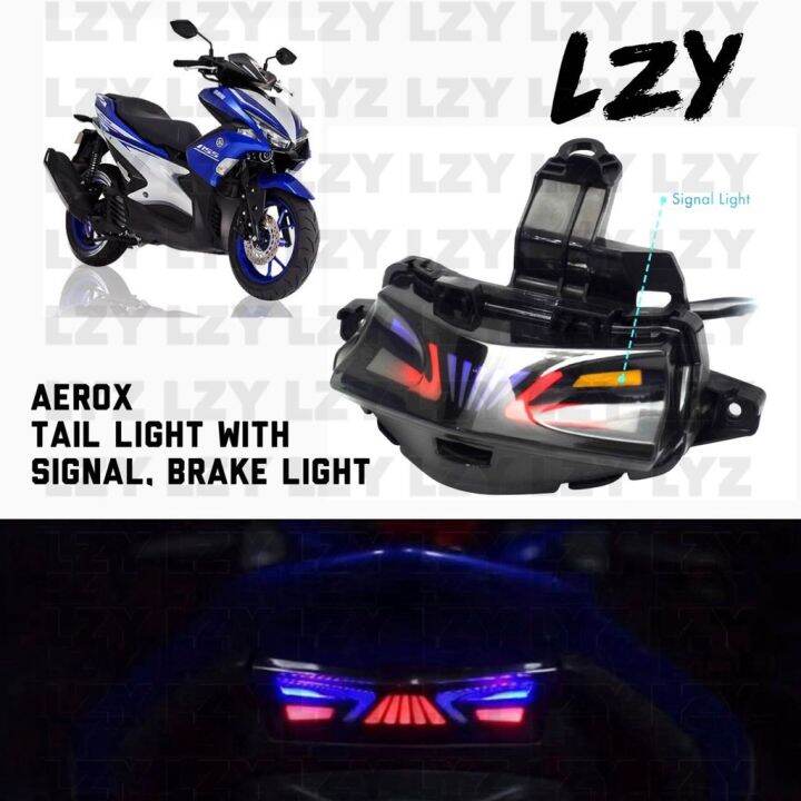 Yamaha Aerox 155 Flowing Tail Light Assy Led Brake Signal universal ...