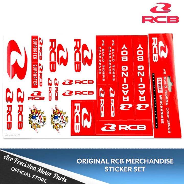 RCB OFFICIAL MERCHANDISE STICKER SET | Lazada PH