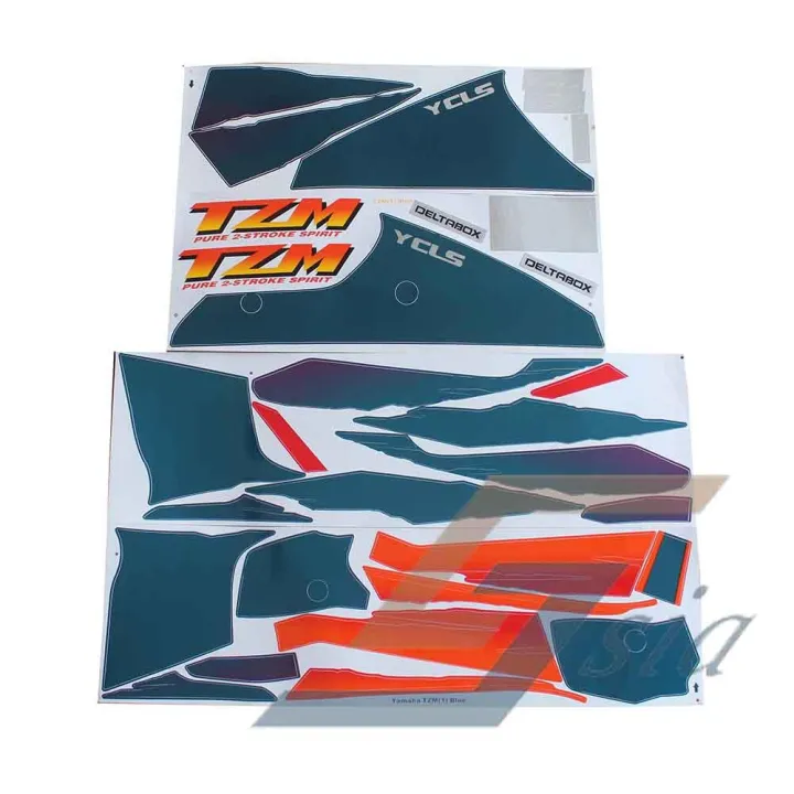 Yamaha TZM (1) Body Stripes Y172 (Blue) | Lazada