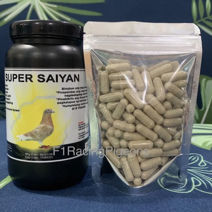 Super Saiyan supplements for racing pigeons 100pcs capsule | Lazada PH