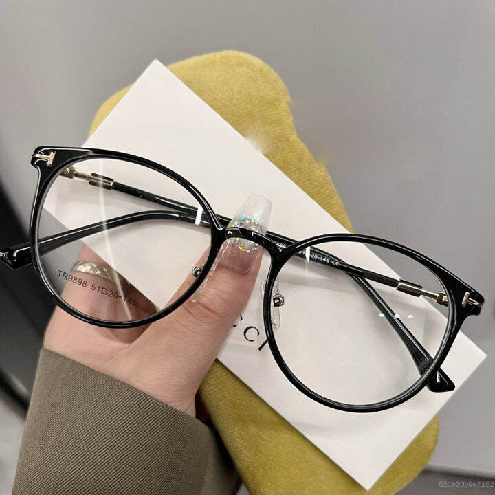Ultra Light Korean Style Glasses Anti-dazzle Glare Large Unique Frame ...
